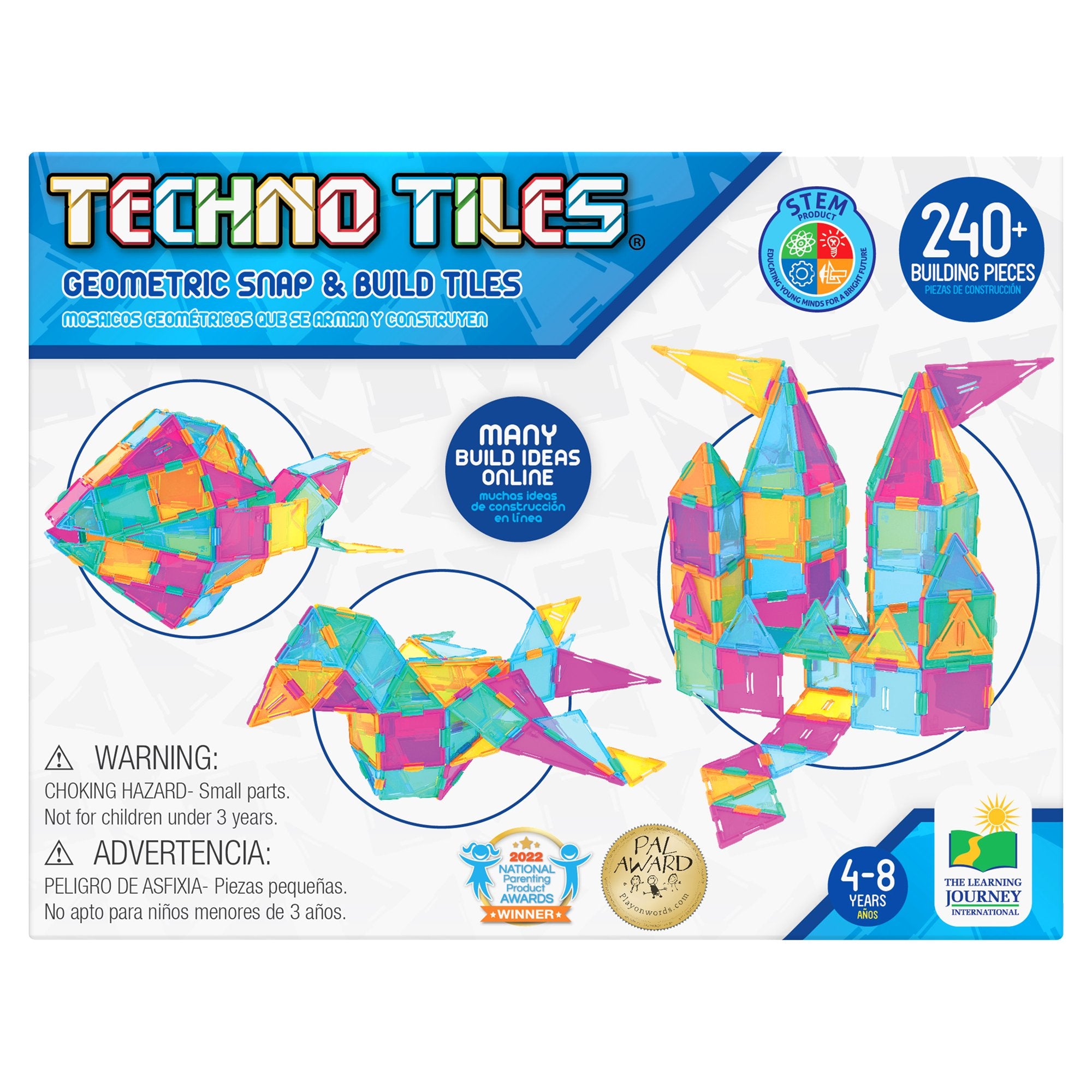 26-Techno Tiles Base Set Pastel Parts – The Learning Journey TG