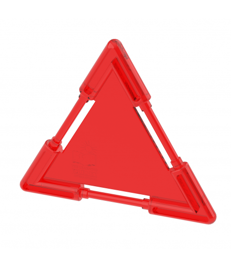 Small Triangle Tile Clear Red – The Learning Journey TG