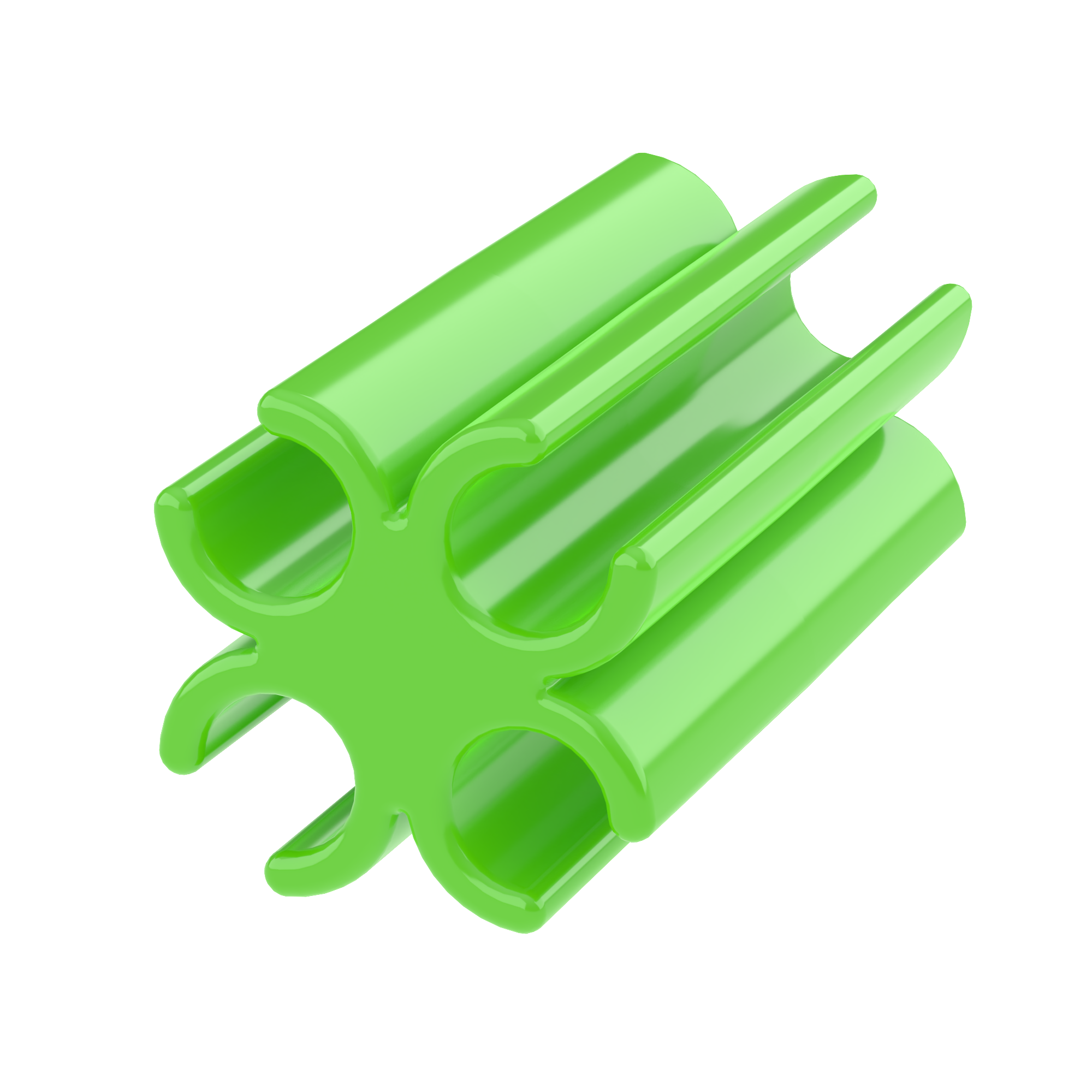 4-Way Clip Dino Light Green - Dinosaur – The Learning Journey TG